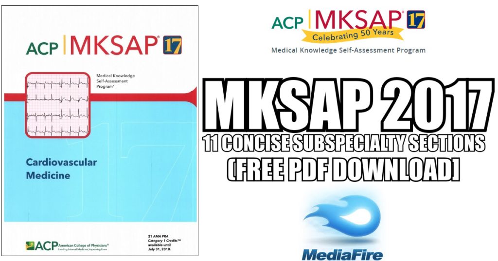 MKSAP 17 General Internal Medicine PDF Free Download [Direct Link]